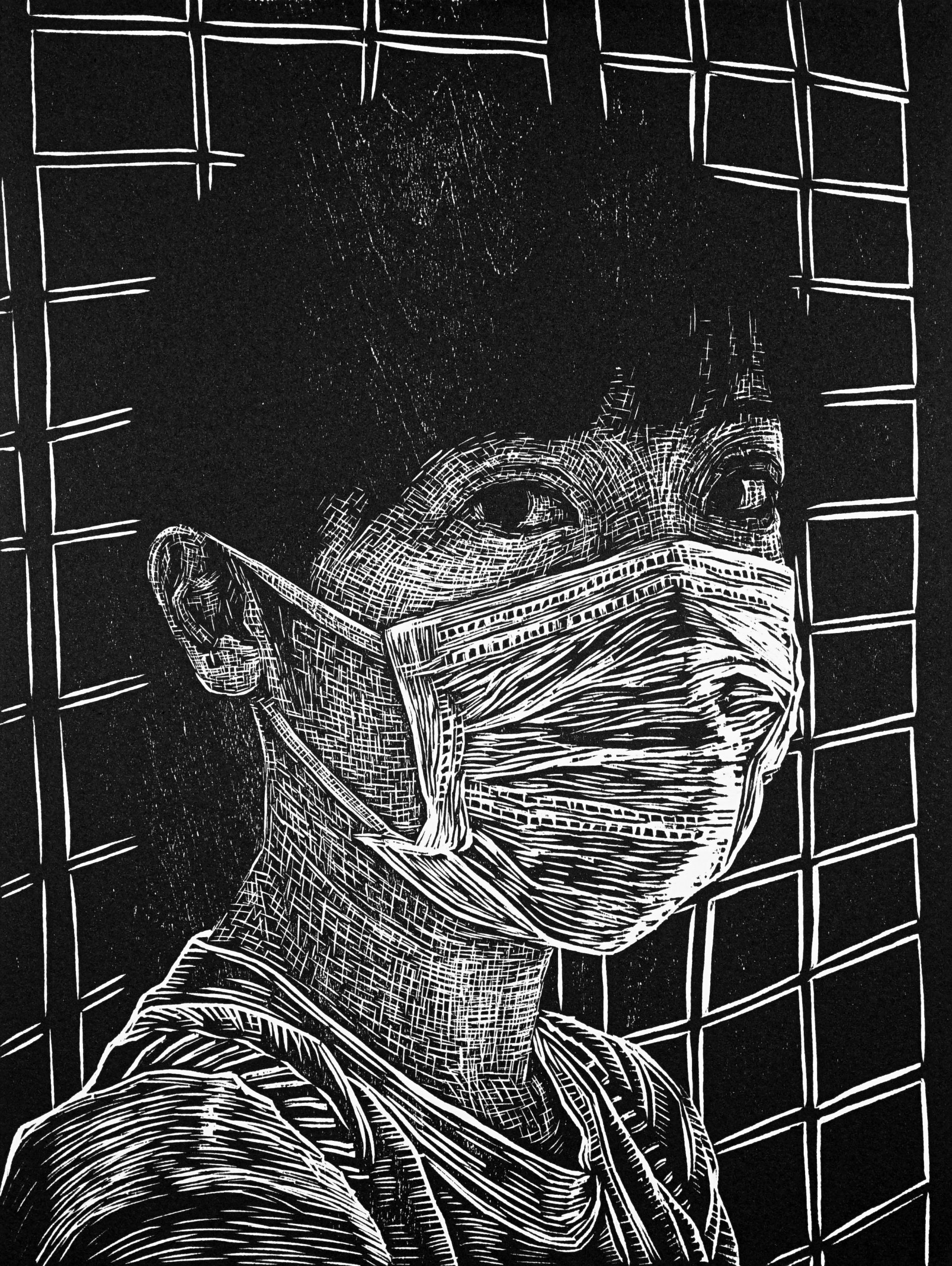 Woodcut Portraits 2020-2021: This too shall (not) pass - Printin’ Online